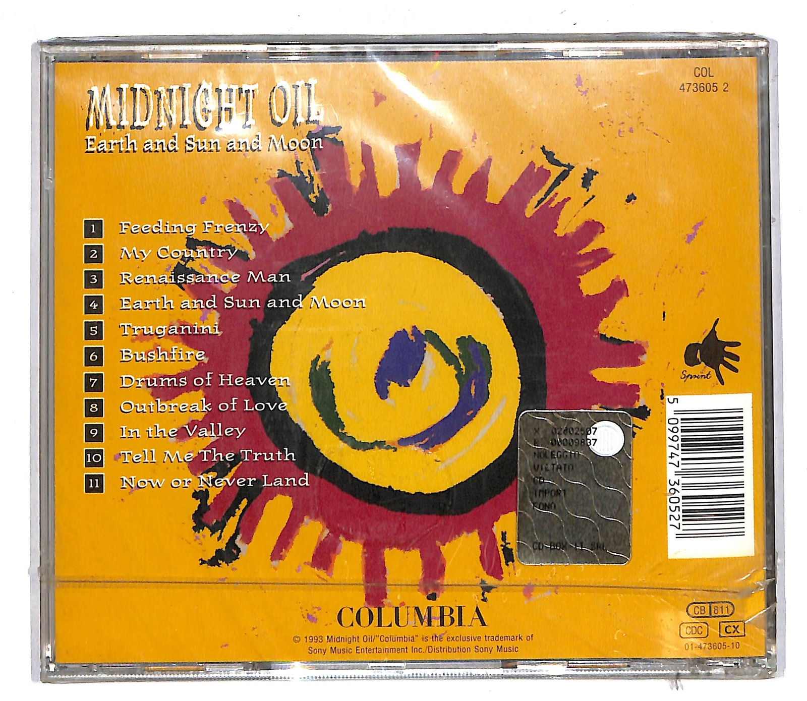 EBOND Midnight Oil - Earth And Sun And Moon - Columbia - COL 473605 CD ...
