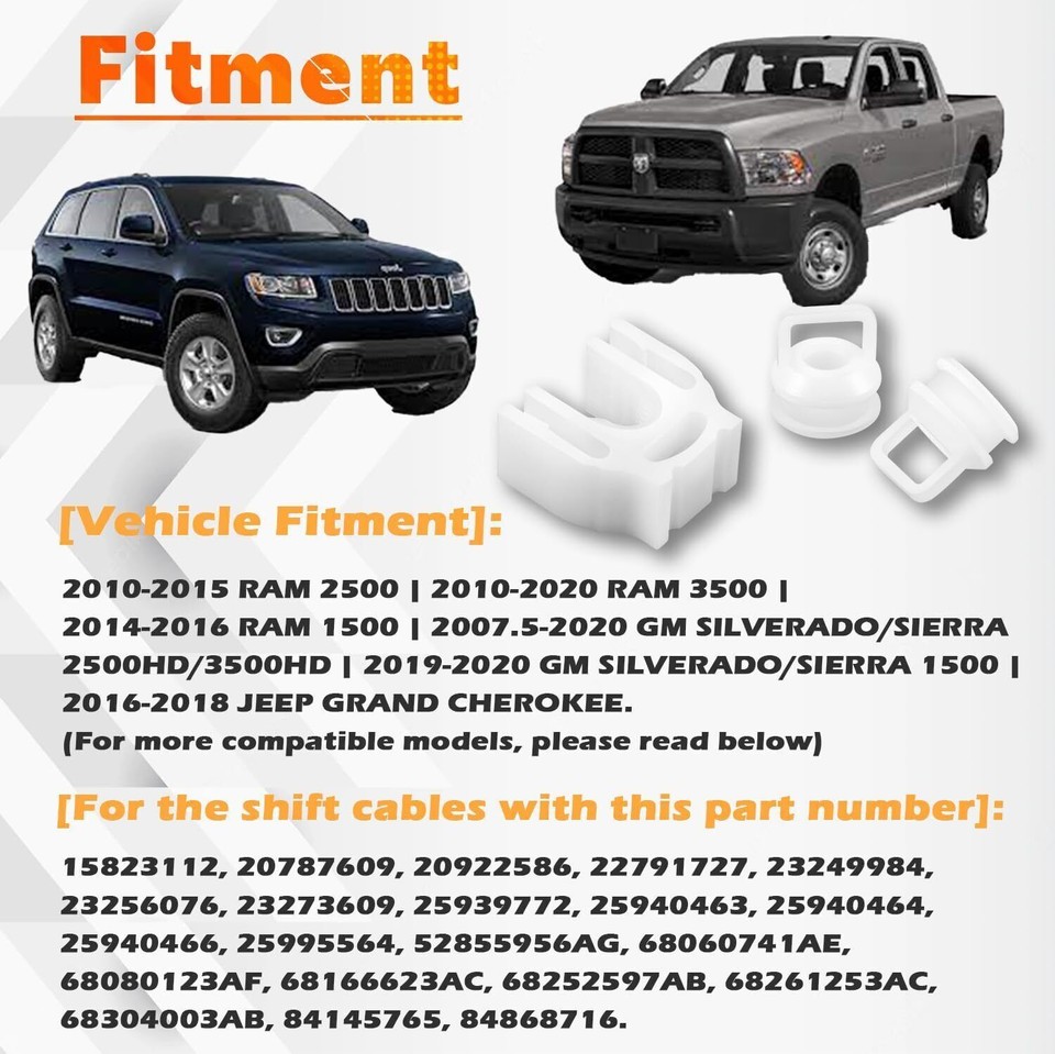 14104 Dorman Kit Shift Cable Bushing for Chevy Suburban Ram Truck ...