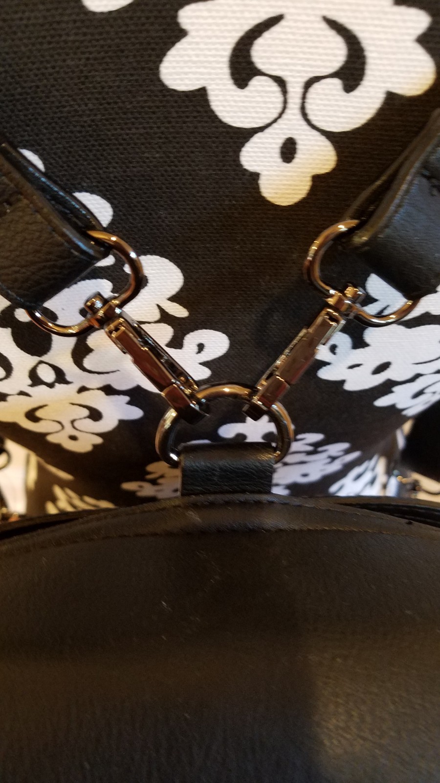 NEW Gianni Bini Black Studded Backpack Adjustable Removable Straps ...