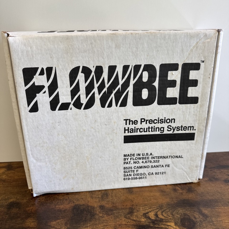 VTG FLOWBEE Haircutting System Hair Cutting Trimmer w Original Box ...