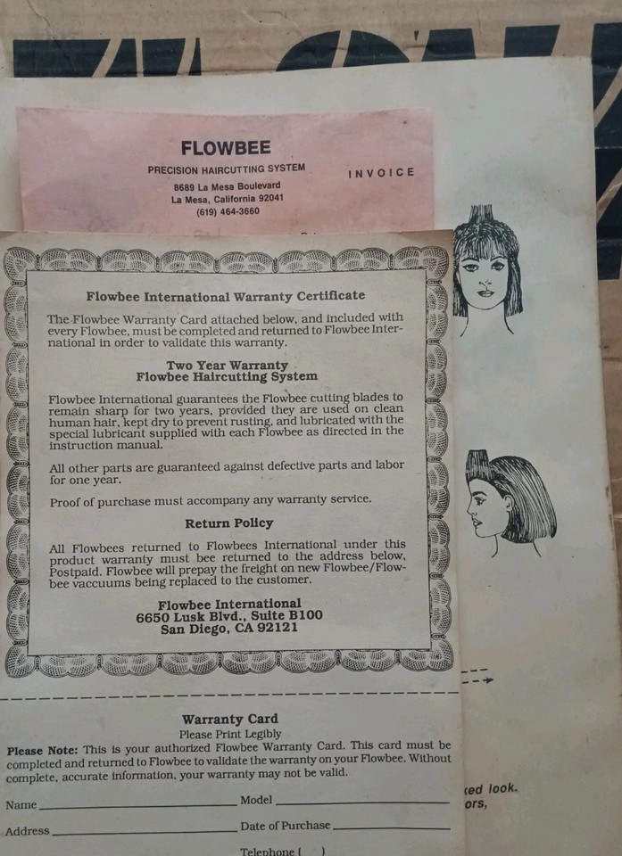 Original Flowbee Mini Vacuum Hair Cutting System Vintage | eBay