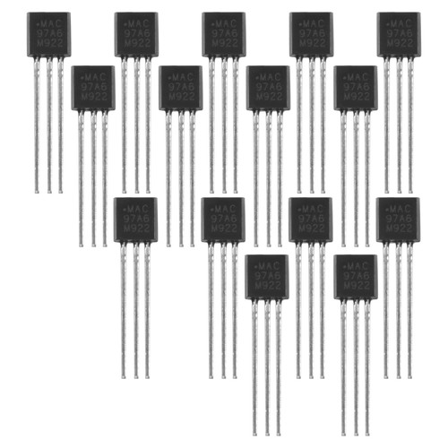 15 Pcs MAC97A6 97A6 Bi-directional Triac Thyristor 600V 1A U3M19395 ...