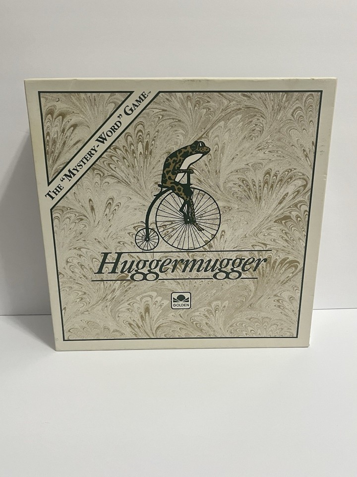 Huggermugger Mystery Word Board Game Golden Vintage 1989- 100% COMPLETE ...