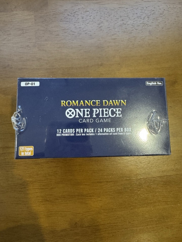 One Piece OP-01 (Blue Bottom) Booster Box Sealed Mint Condition | eBay
