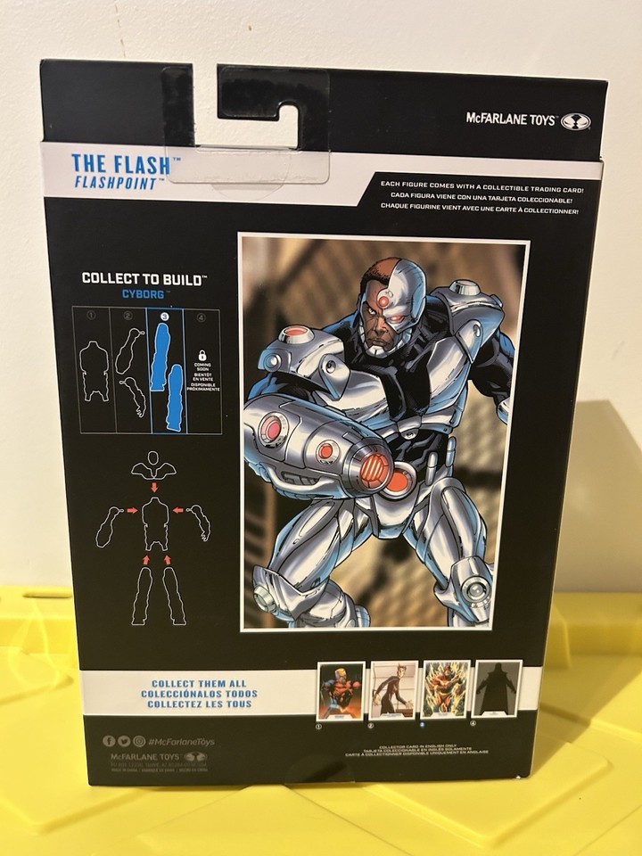 McFarlane Toys Gold Label The Flash Flashpoint Cyborg BAF Barry Allen ...