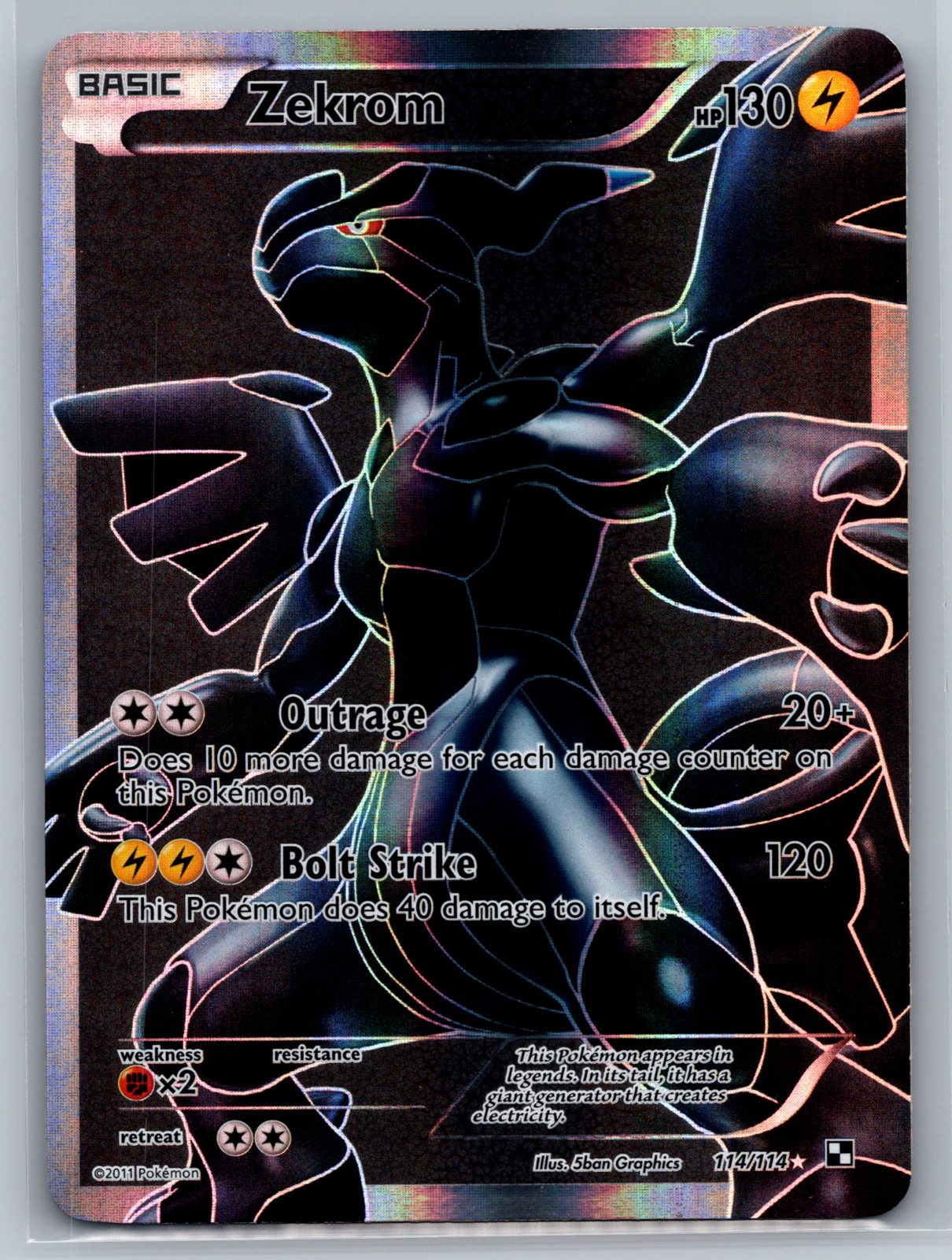 Zekrom 2011 Black & White #114/114 Holo (Full Art) Price Guide - Sports ...