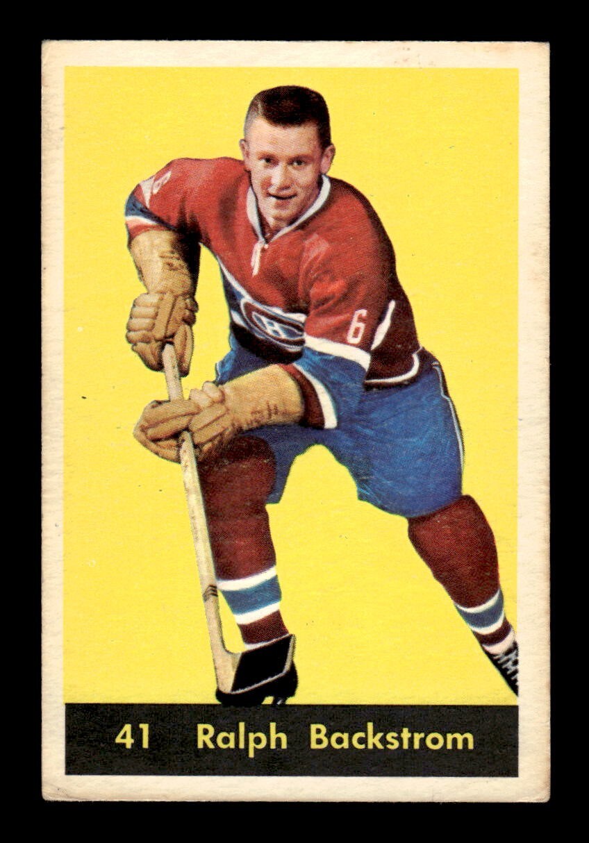 1960-61 PARKHURST # 41 RALPH BACKSTROM 26365 | eBay