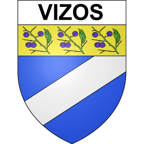 Vizos 65 ville sticker blason écusson autocollant adhésif | eBay
