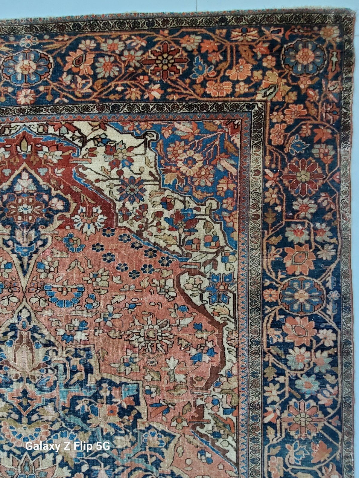 FINE GENUINE ANTIQUE MIDDLE EASTERN RUG ONE OF A KIND | eBay