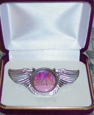 ERASURE SynthPop Band Concert Pin Song Badge Club Scene Love Sometimes ...