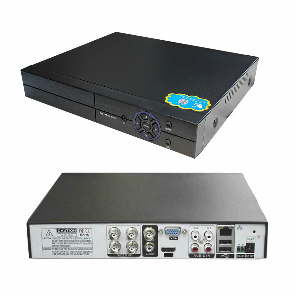 5MP SMART CCTV DVR Recorder 4 Channel Digital Video System 4 CH 1080P ...