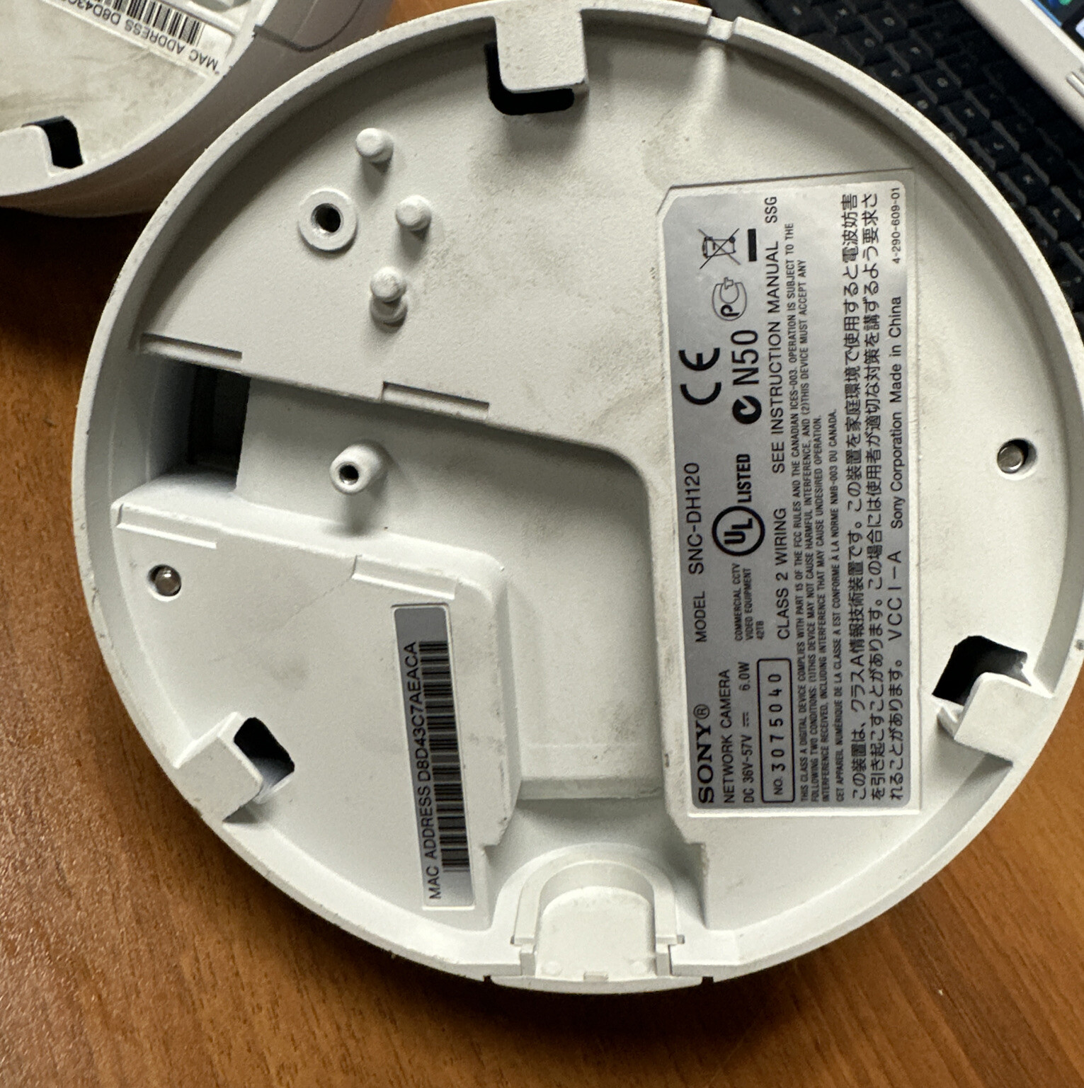 2X Sony IPELA HD SNC-DH120 IP Network Surveillance Security Color Dome ...