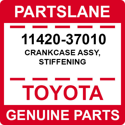 11420-37010 Toyota OEM Genuine CRANKCASE ASSY, STIFFENING | eBay