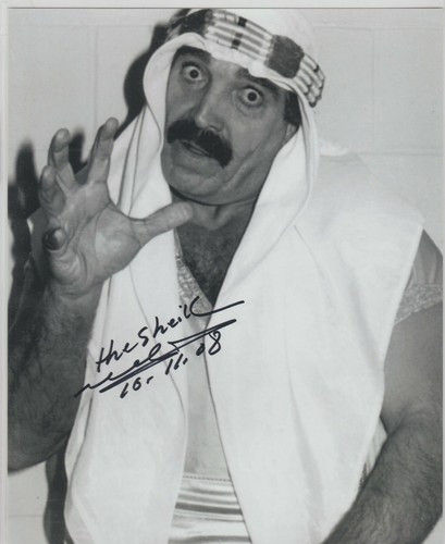 Sheik Adnan Al-Kassie Signed 8x10 Photo WWE WWF General | eBay