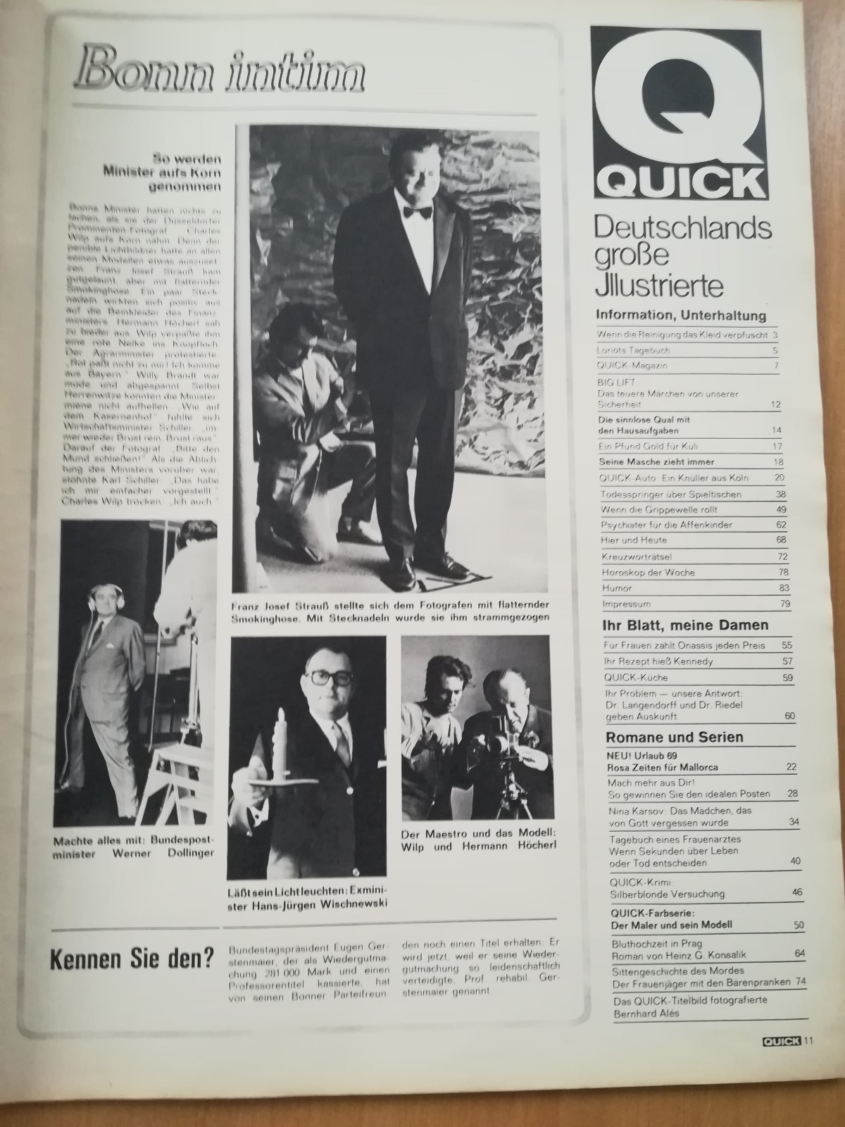 QUICK Nr.5 29/01/1969 Zeitschrift / Illustrierte / Nostalgie | eBay