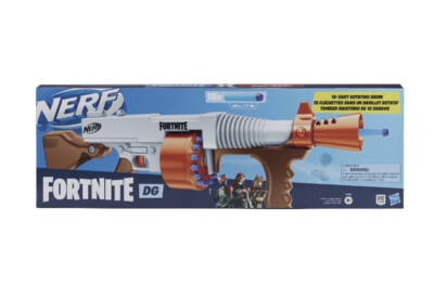 NERF Fortnite DG Dart Blaster Pump Gun w/ Rotating Barrel/15 Darts ...