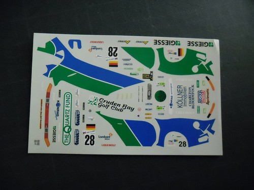 Decal Porsche 911 GT1 ‘’Giesse’’ n°28 LM 97 - decal Prov.Moulage 1/43 ...