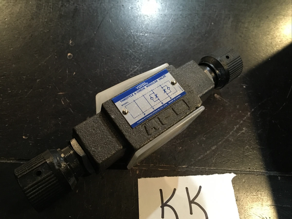 YUKEN Hydraulic Valve THROTTLE Check Modular Valve MODEL, 40% OFF