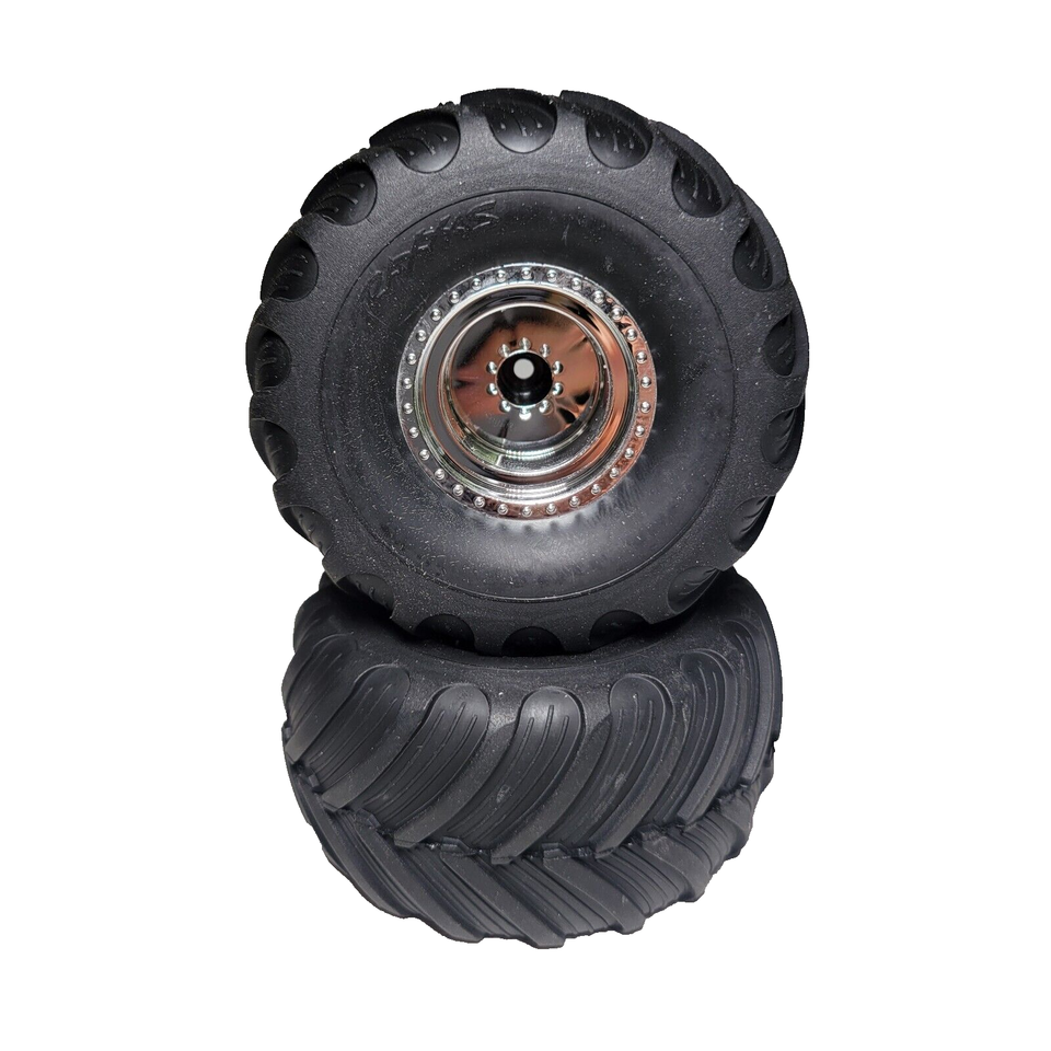 Fits Traxxas Trx4MT K10 Tires large Terra Groove & 7mm Wheels F150 ...