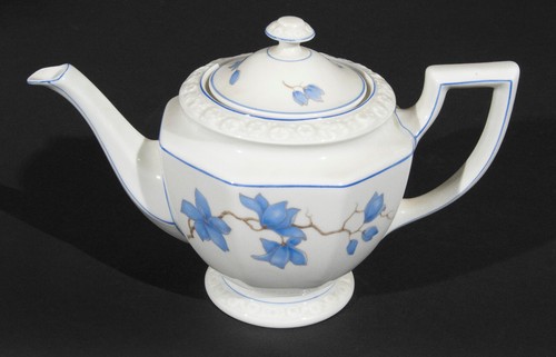 Rosenthal Porcelain Teapot With Lid Maria Blue Line & Flowers Pattern ...