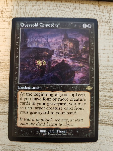 MTG Oversold Cemetery Dominaria Remastered 309 Regular Rare for sale ...