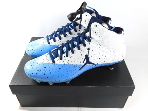 2017 UNC Tar Heels Issued Nike Jordan Vapor Speed 2 3/4 D Blue 10.5 ...