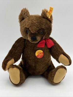 Vintage Steiff Teddy Bear 14" 0206/36 Growler Jointed Ear Button Tag ...
