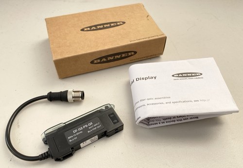 Banner DF-G2-PS-Q5 High Speed Fiber Optic Amplifier Sensor 87559 New ...