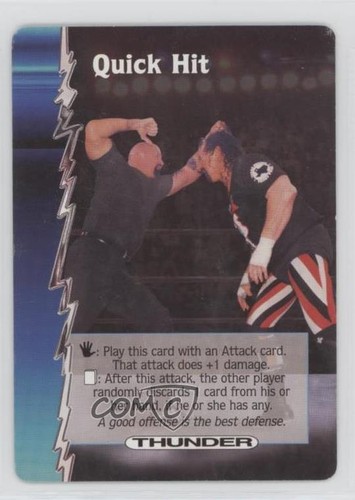 2000 WCW Nitro Trading Card Game Thunder Quick Hit | eBay