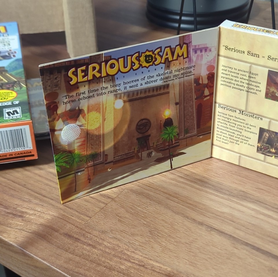 Serious Sam: The Second Encounter PC Big Box + Serious Sam: First ...