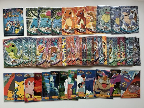 Pokemon Topps Cards Series 1 Black Logo COMPLETE SET 90/90 LP | eBay
