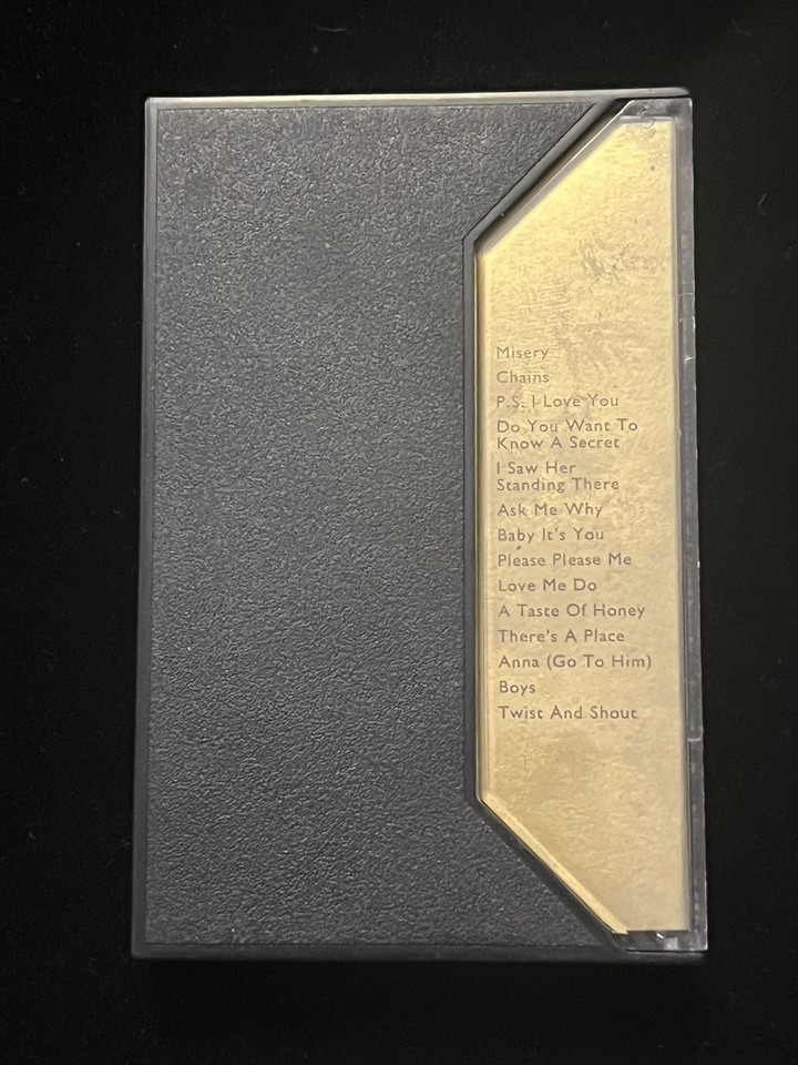 The Beatles PLEASE PLEASE ME Cassette Tape Yellow Paper Label | eBay