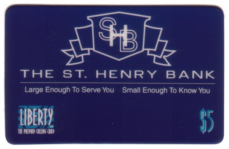 The St. Henry Bank SHB ' Small Enough To Know You' Phone Card | eBay