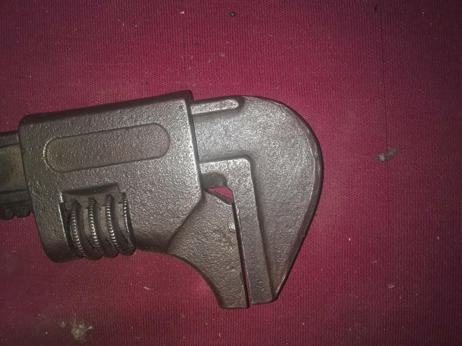 "Vintage Indian Motorcycle Tool Kit Adjustable Wrench ""Original"" | Steel"