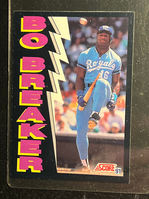 1991 Score #773 Bo Breaker Insert Bo Jackson Kansas City Royals | eBay