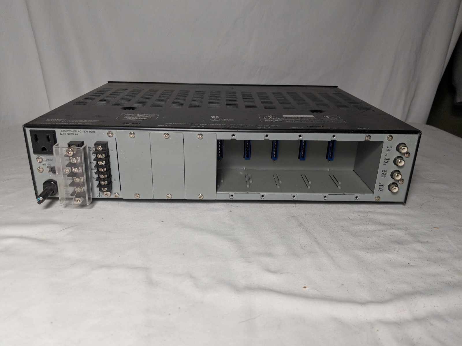 TOA 900 Series II 120W Power Amplifier A-912MK2 For Repair