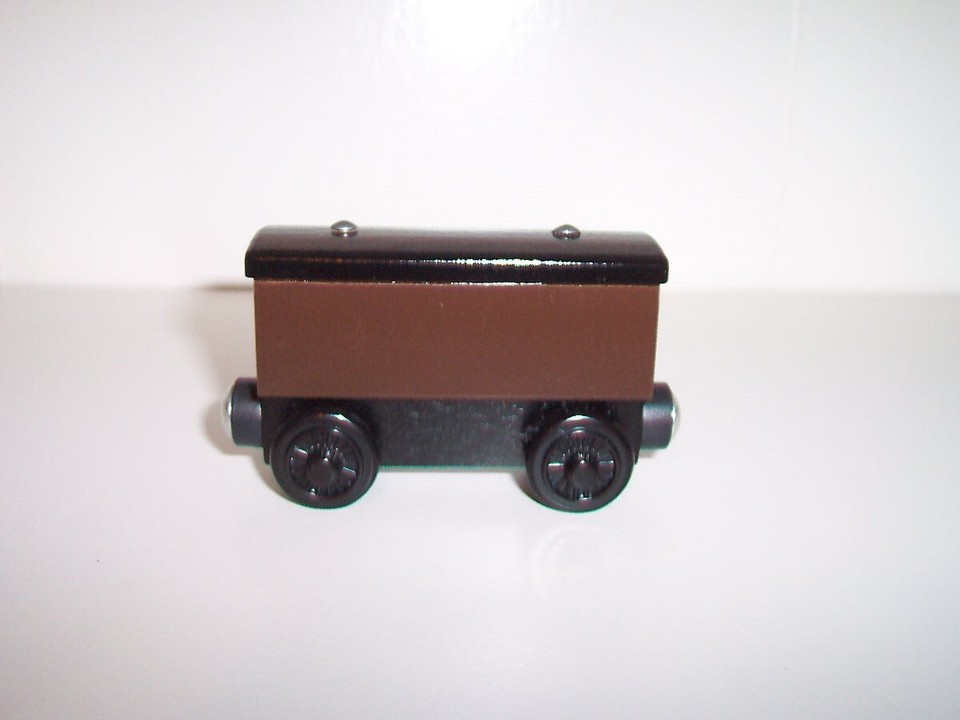 Thomas Wooden Train Custom Brown Troublesome Brakevan Van | eBay