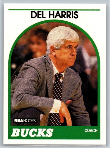1989-90 NBA Hoops Del Harris Milwaukee Bucks #126 | eBay