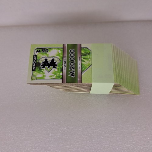 Monopoly Millionaire Board Game 2012 All 16 Replacement 20,000 Money ...