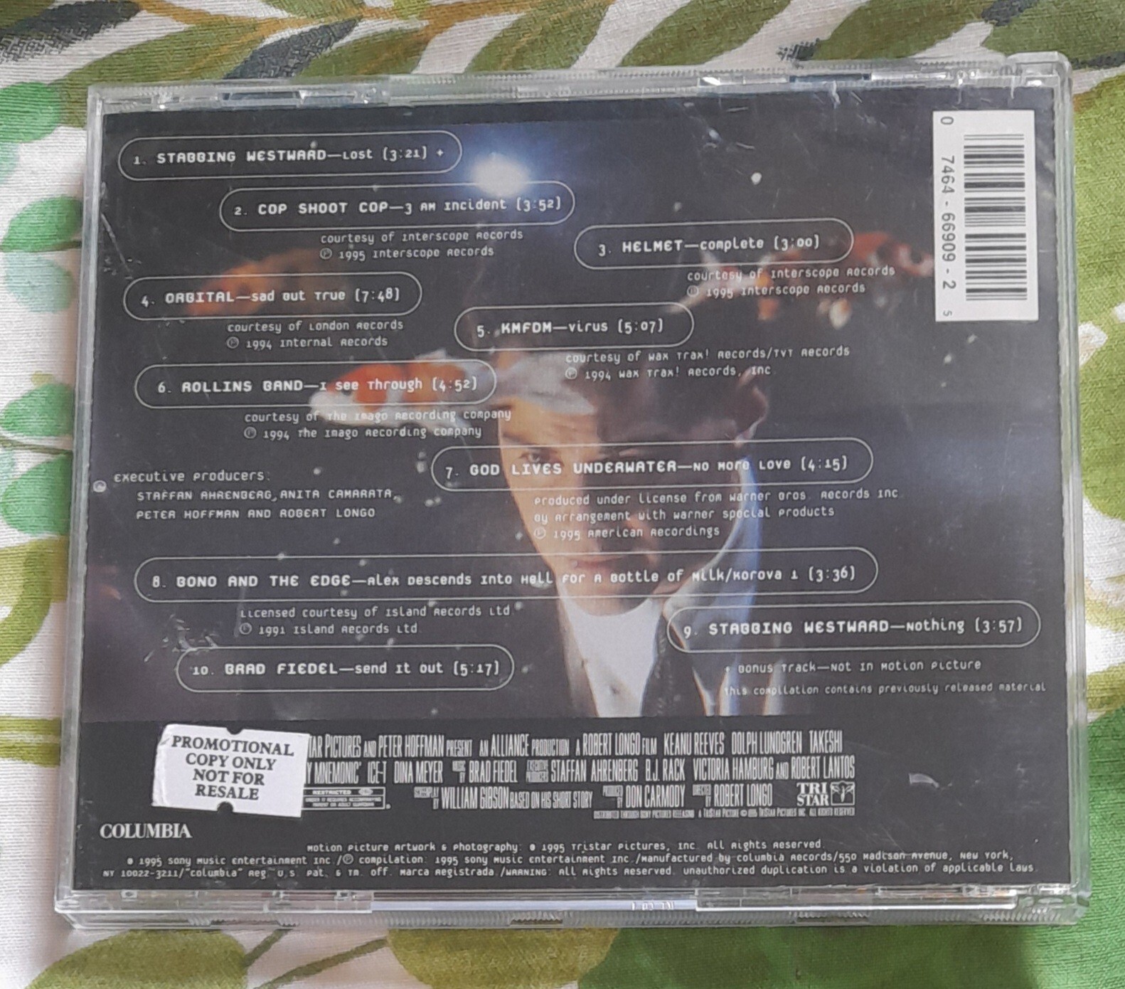 JOHNNY MNEMONIC - SOUNDTRACK (CD-1995) VARIOUS | eBay