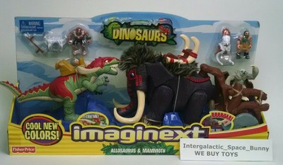 FisherPrice Imaginext Dinosaurs Allosaurus & Mammoth 2-Pack | eBay