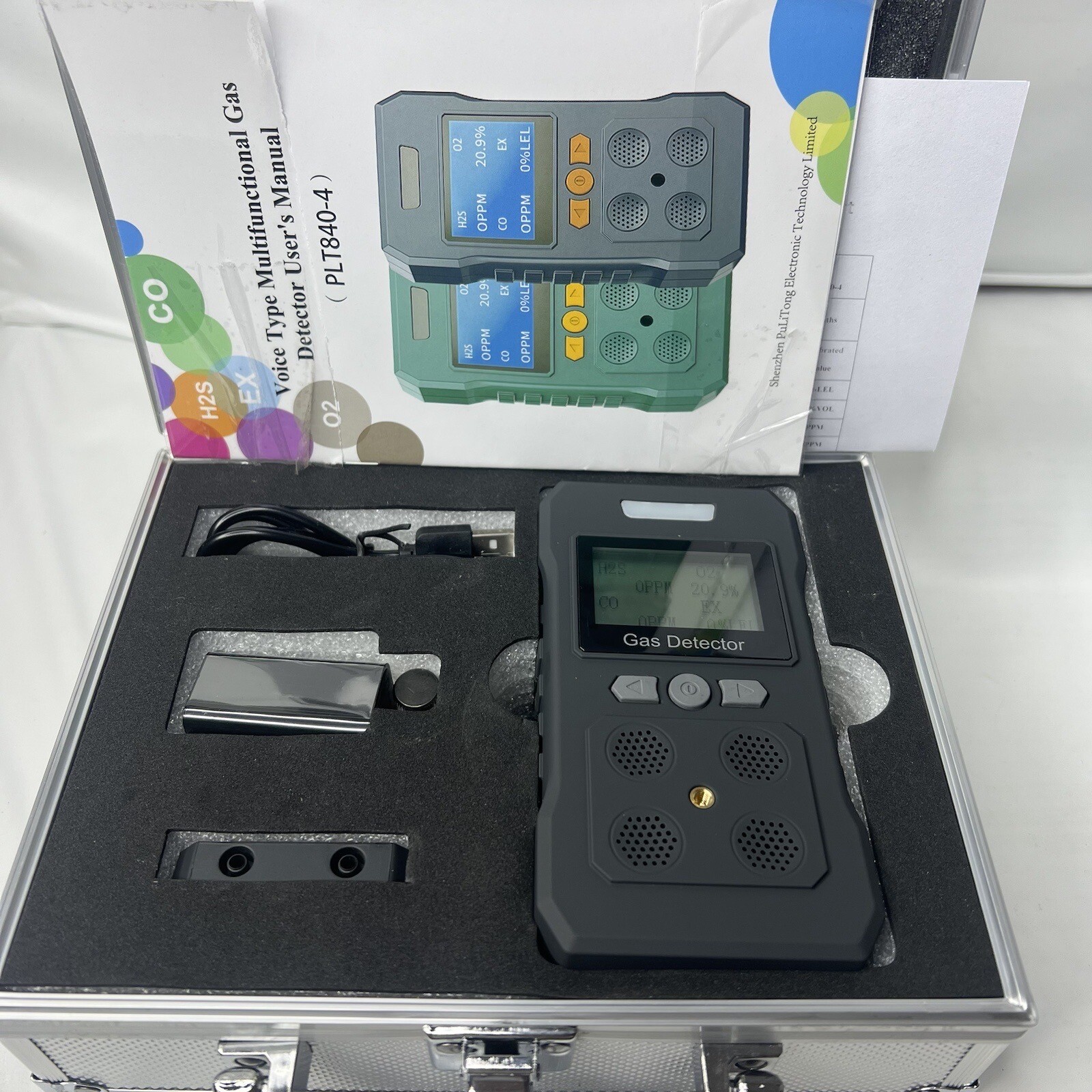Voice Type Multifunctional Gas Detector (PLT840-4) | eBay