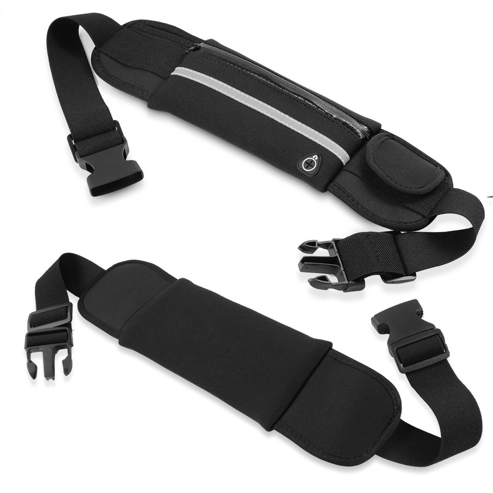 Waterproof Sport Runner Waist Bag Running Jogging Belt Pouch Zip ...