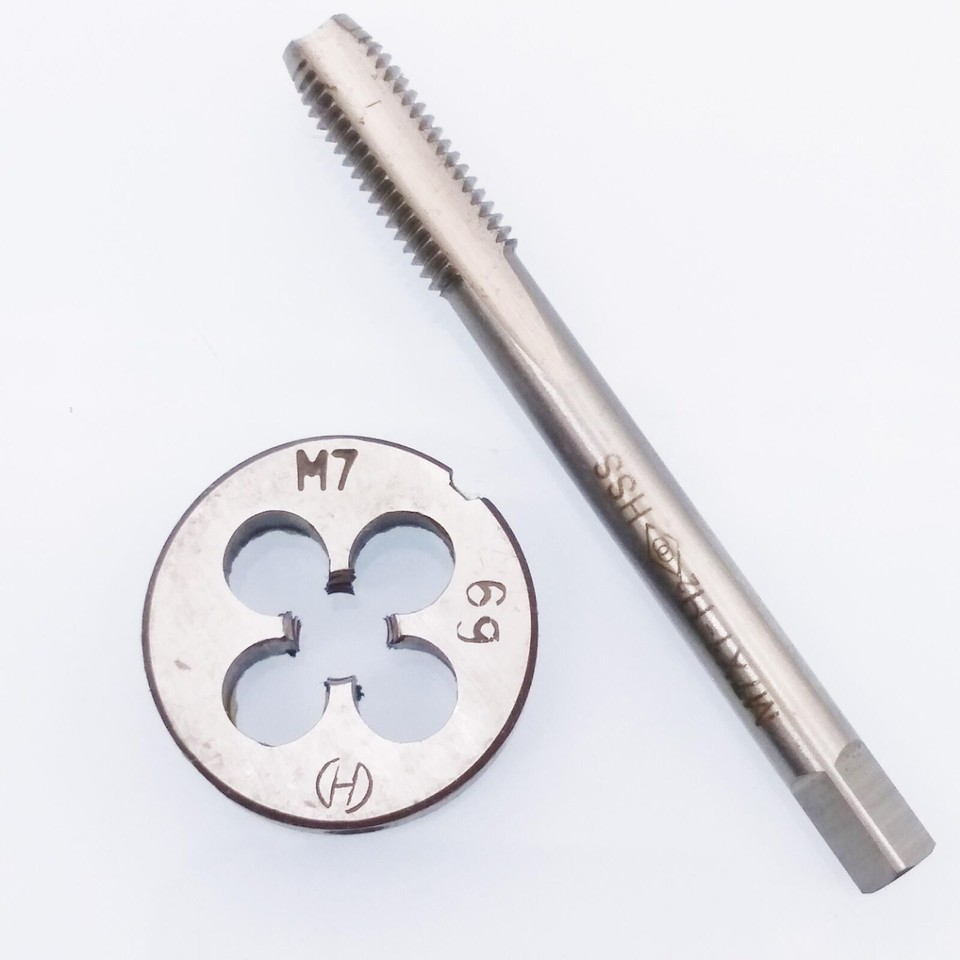 HSS M7 x 1mm Tap & M7 x 1mm Die Metric Thread Left Hand | eBay
