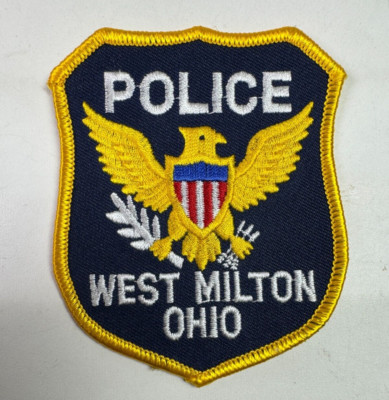 West Milton Police Ohio OH 3.5" Patch U3 | eBay