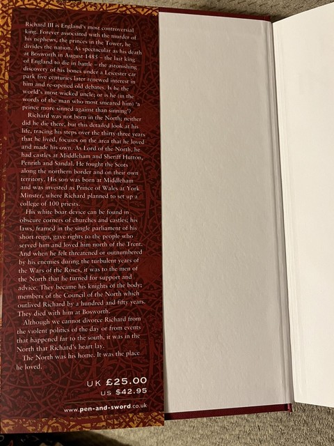 Richard III in the North by M. J. Trow (2020, Hardcover) for sale ...