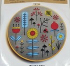 Beth Colletti Autumn Garden Embroidery Craft Kit Beginner Skill Level ...