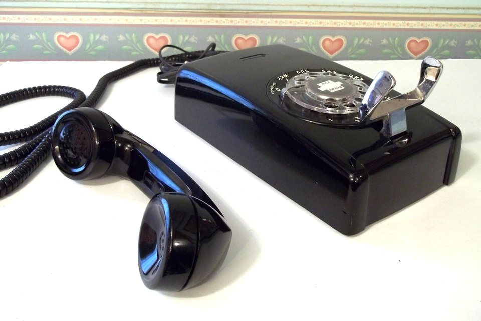Vintage Western Electric Bell System Wall Telephone Restored, Works ...