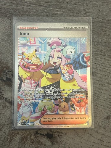 Pokemon Card TCG - Iono 269/193 Special Illustration Rare. Ungraded ...
