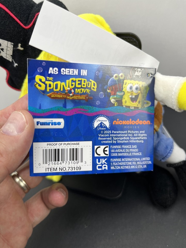 The Spongebob Movie Bikini Bottom Glow Pals Spongebob Glow In The Dark ...